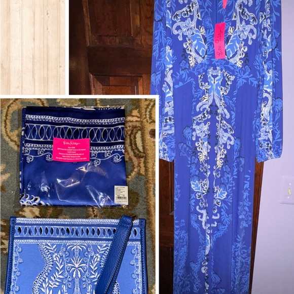 Lilly Pulitzer | Dresses | Nwt Lilly Pulitzer Set Wexlee Maxi Dress ...